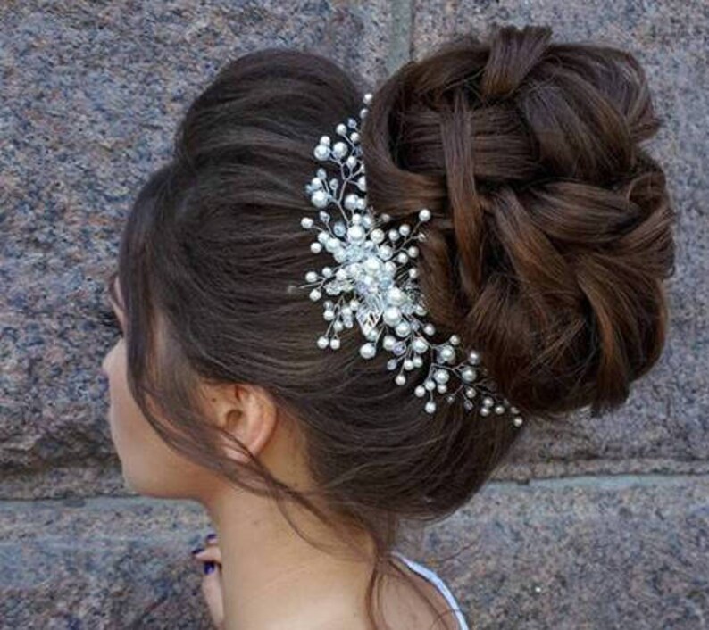 Bridal Hair Comb Wedding Decorative Combs bridal jewelry | Etsy