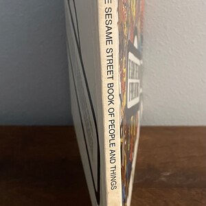 1970 Edition of the Sesame Street Book of People and Things- Book Club ...