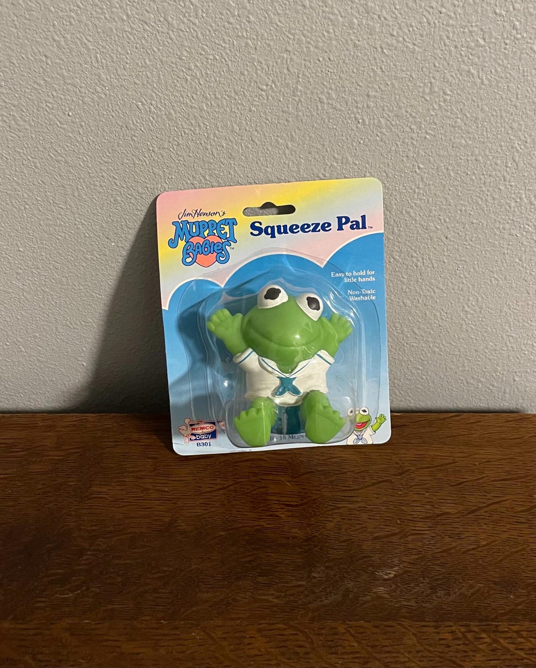 1989 Remco Baby Muppet Babies Kermit the Frog Squeeze Pal - Etsy