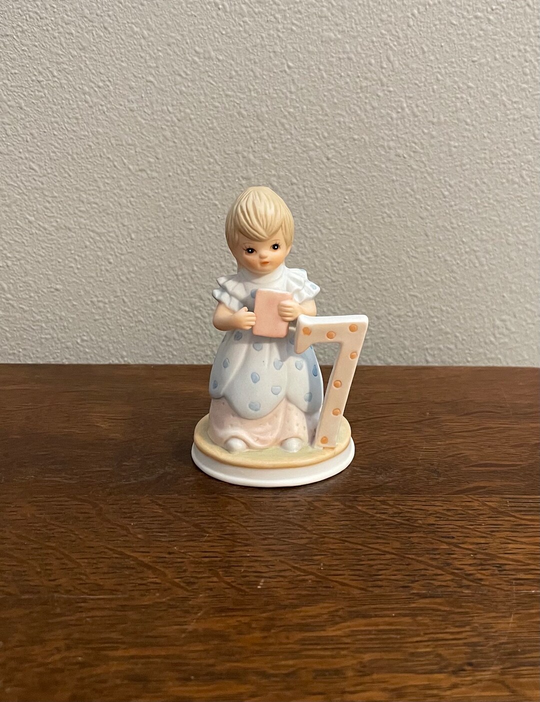 1982 Lefton China Christopher Collection Seven Year Girl Figurine ...
