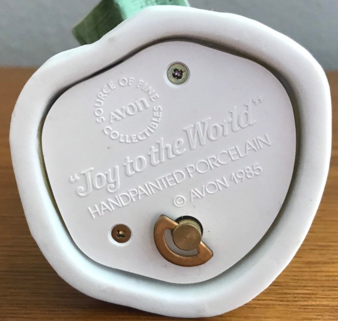 1985 Avon joy to the World Hand Painted Porcelain - Etsy