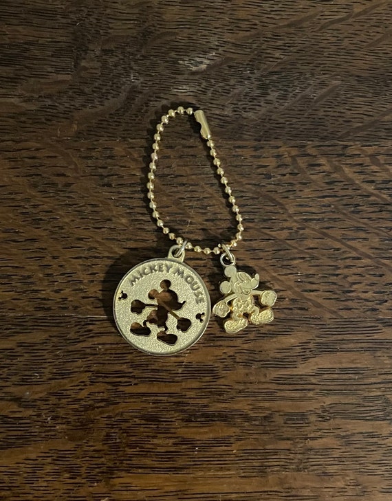 1990’s Tokyo Disneyland Mickey Mouse Cut Out Keychain… - Gem