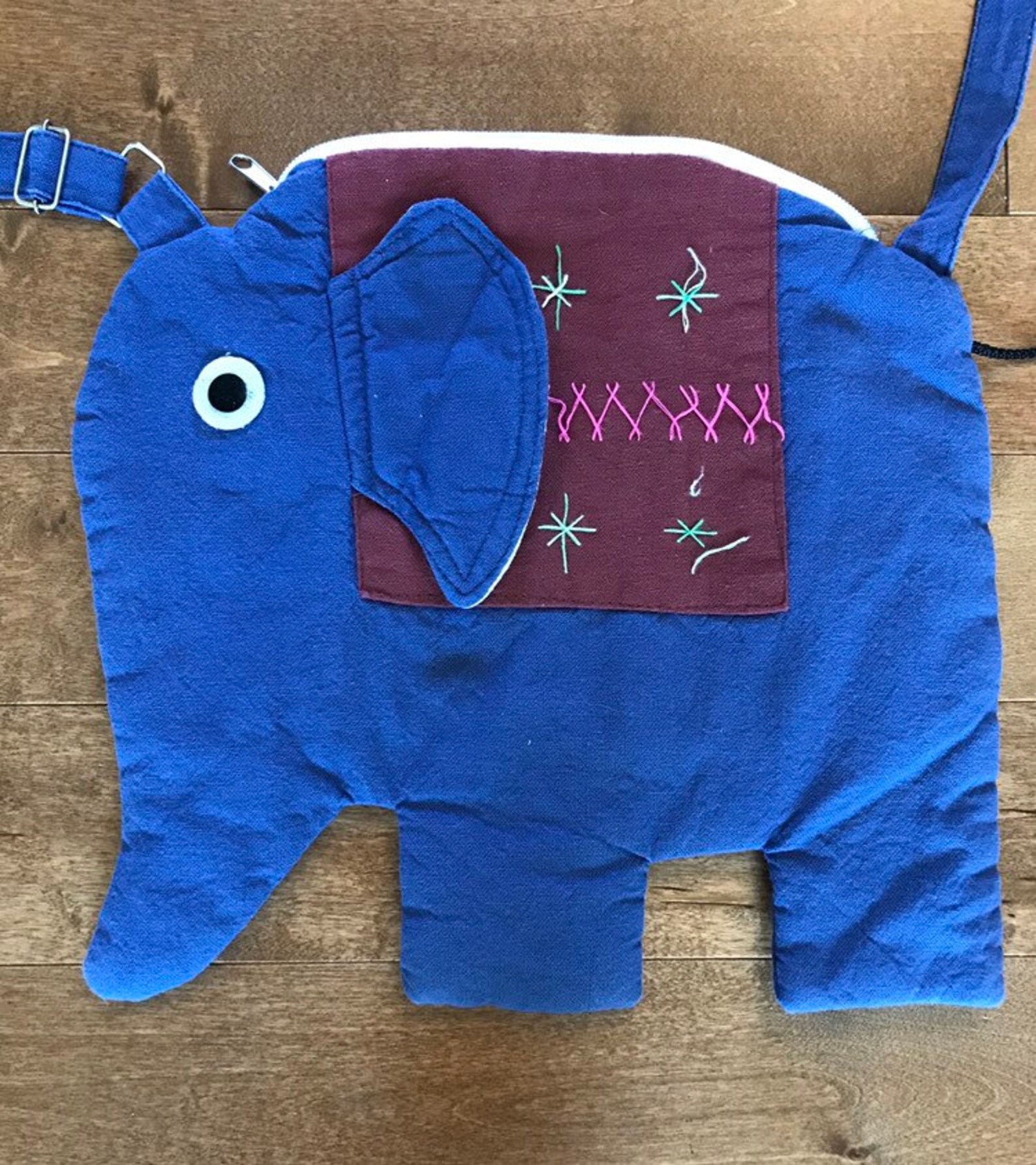 Vintage Cloth Elephant Purse Elephant Shaped Fabric Shoulder - Etsy