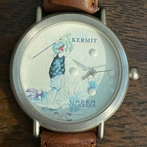 1990's Kermit Collection “kermit Green on Green” Watch- Vintage ...