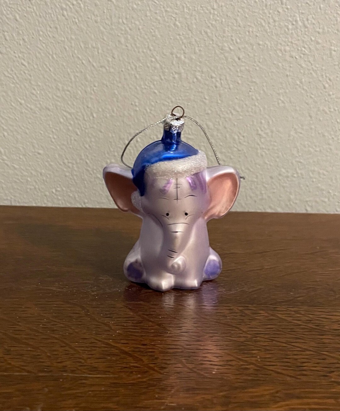 Disney Heffalump Blown Glass Ornament- Vintage Glass Disney Winnie-the ...