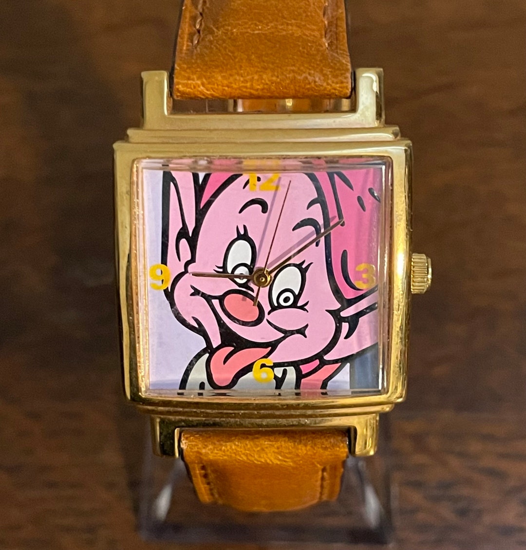 1990’s Disney Catalog Exclusive Dopey Watch- Vintage Square Dopey Watch ...