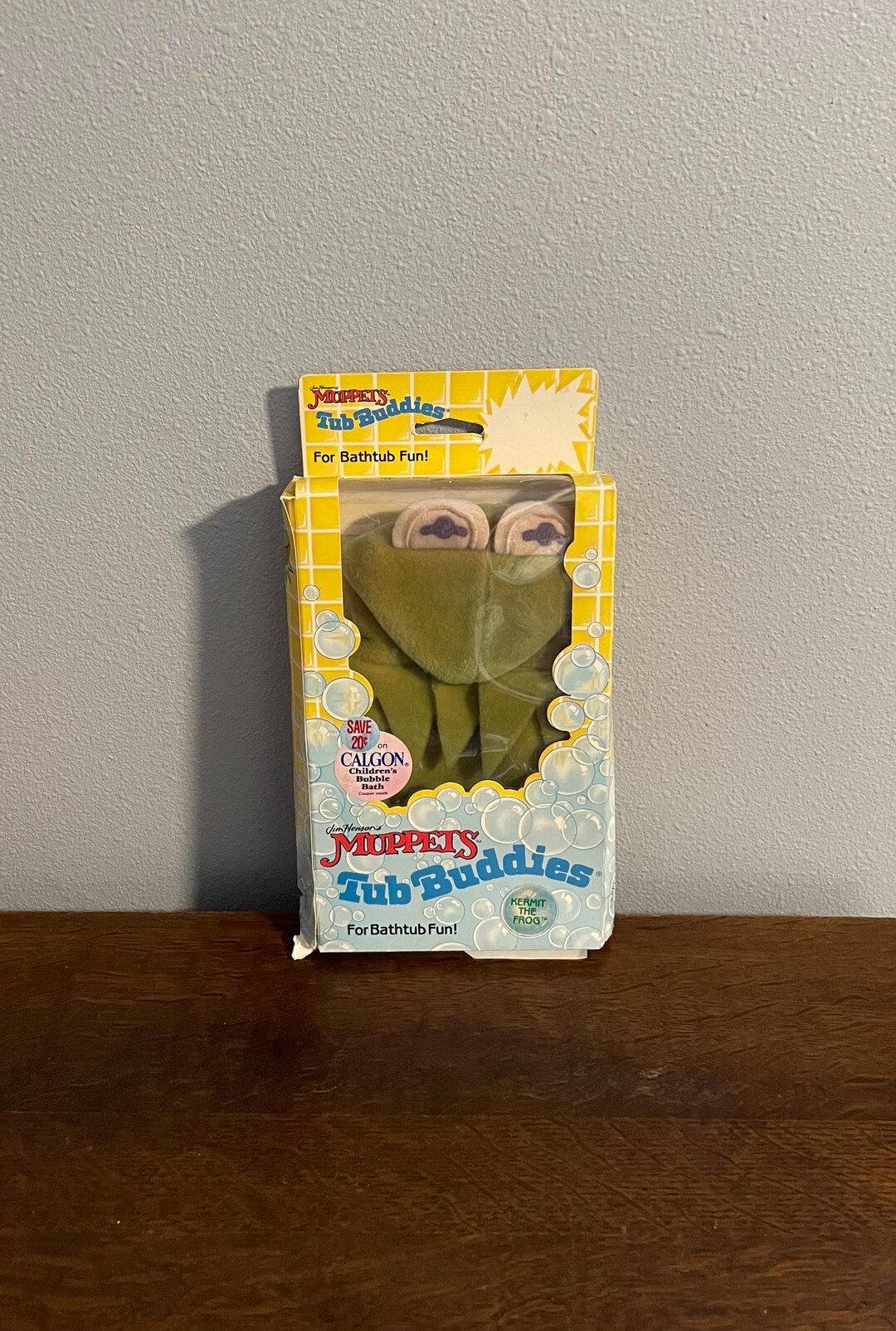 1988 Muppets Tub Buddie Kermit Bath Glove- Vintage Kermit the Frog Bath ...