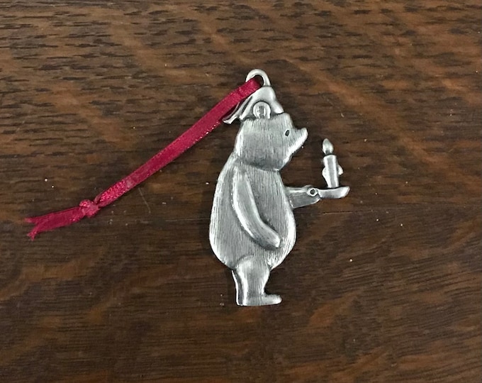 1990s Danforth Pewter Classic Winnie the Pooh Pewter Ornament Vintage ...
