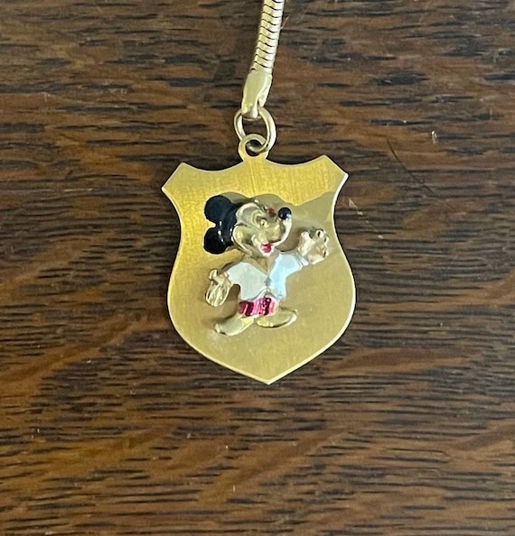 1960’s Disney Mickey Mouse Keychain- Vintage Mickey M… - Gem