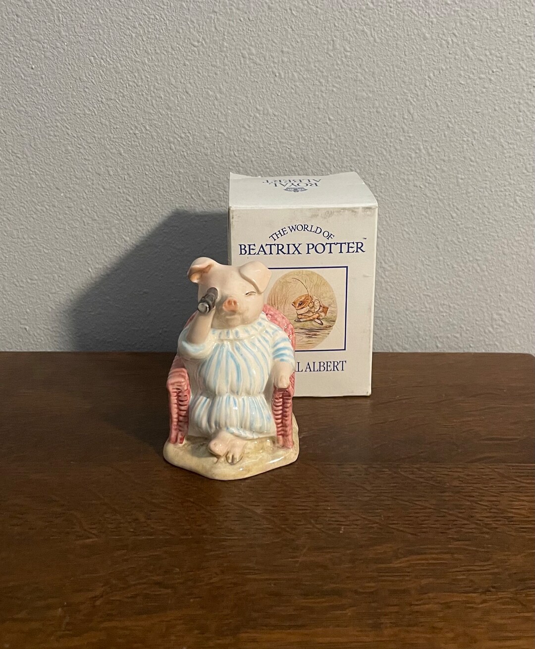 Little Pig Robinson Spying- Beatrix Potter Figurine- Royal Albert ...