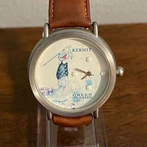 1990's Kermit Collection “kermit Green on Green” Watch- Vintage ...