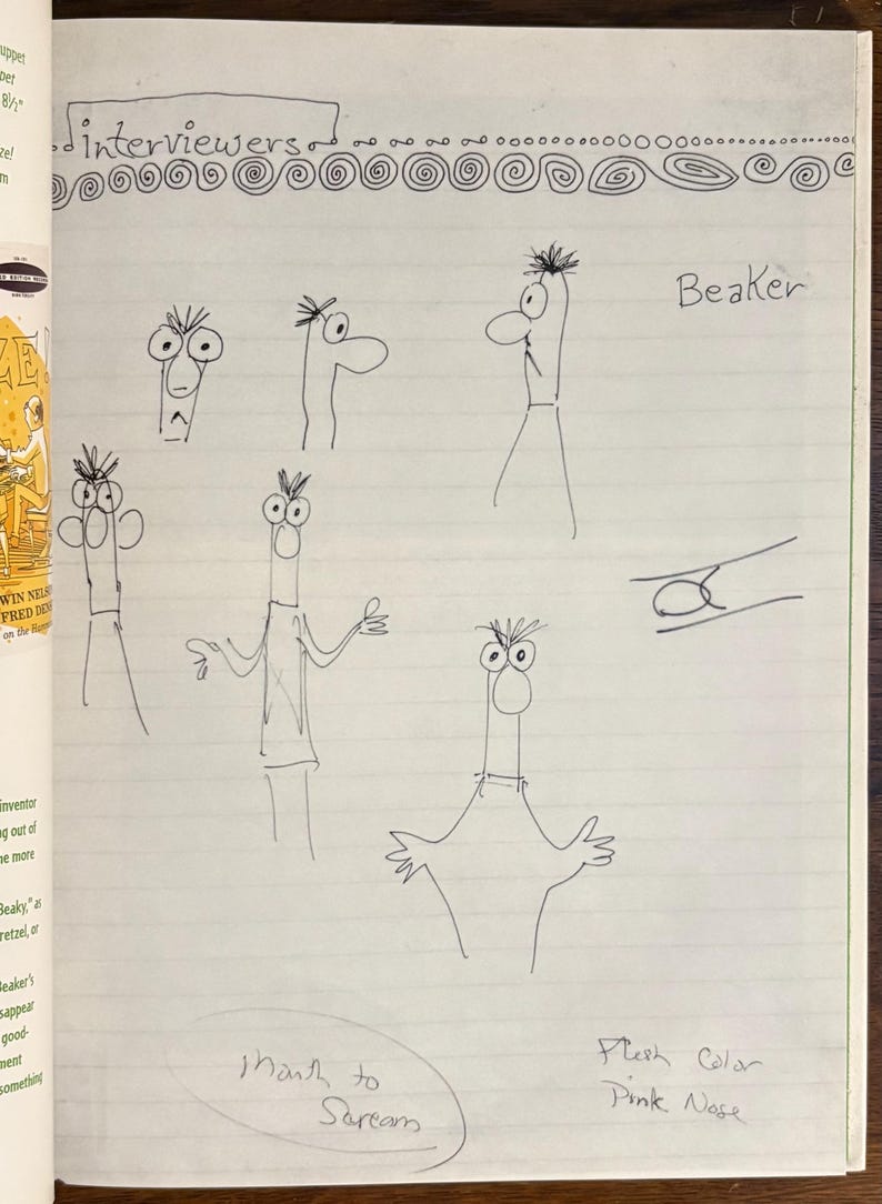 2001 First Edition of Jim Henson’s Doodles and Designs by Alison Inches ...