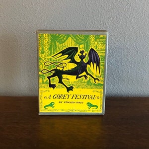 1964 the Gorey Festival by Edward Gorey Box Set of Four Edward Gorey ...
