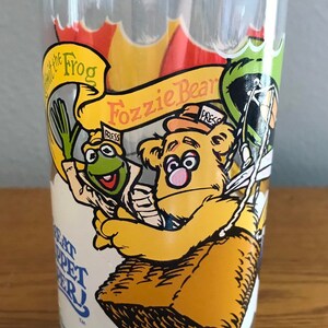 1981 the Great Muppet Caper Happiness Hotel Glass- 1981 Muppets Glass ...