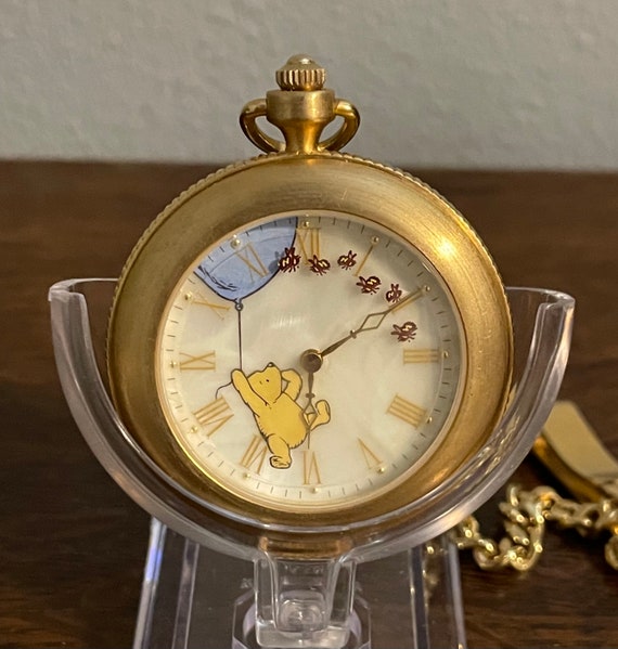 1990's Timex Classic Winnie the Pooh Pocket Watch- Vi… - Gem