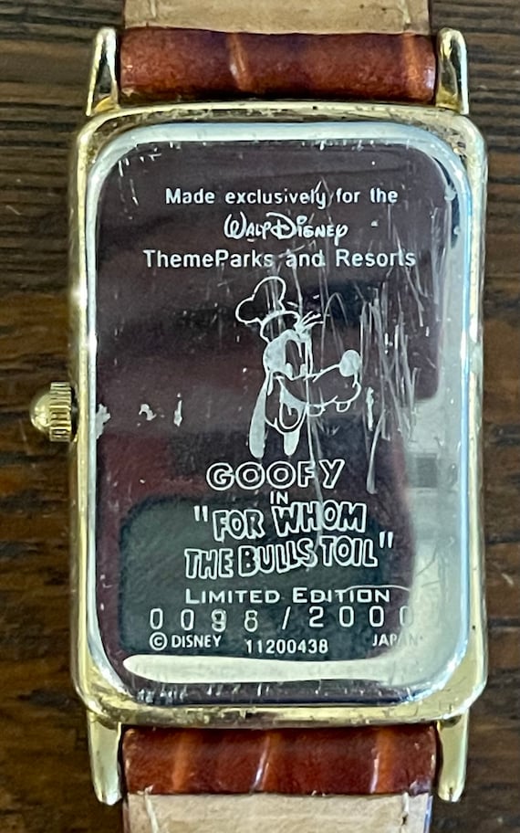1990's Limited Edition Disney Goofy “For Whom the Bul… - Gem