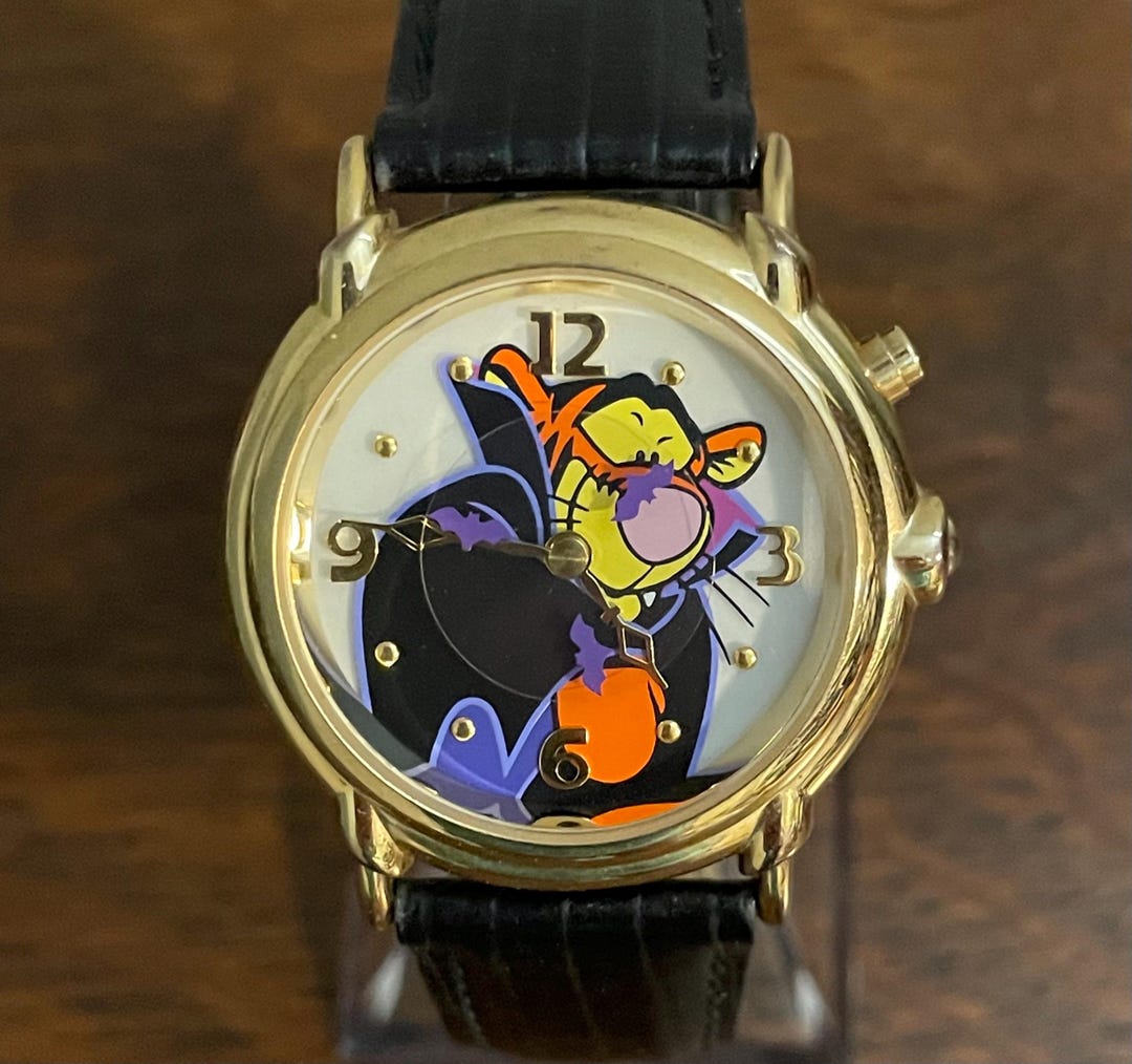 1990’s Disney Catalog Exclusive Tigger Vampire Indiglo Watch- Vintage ...
