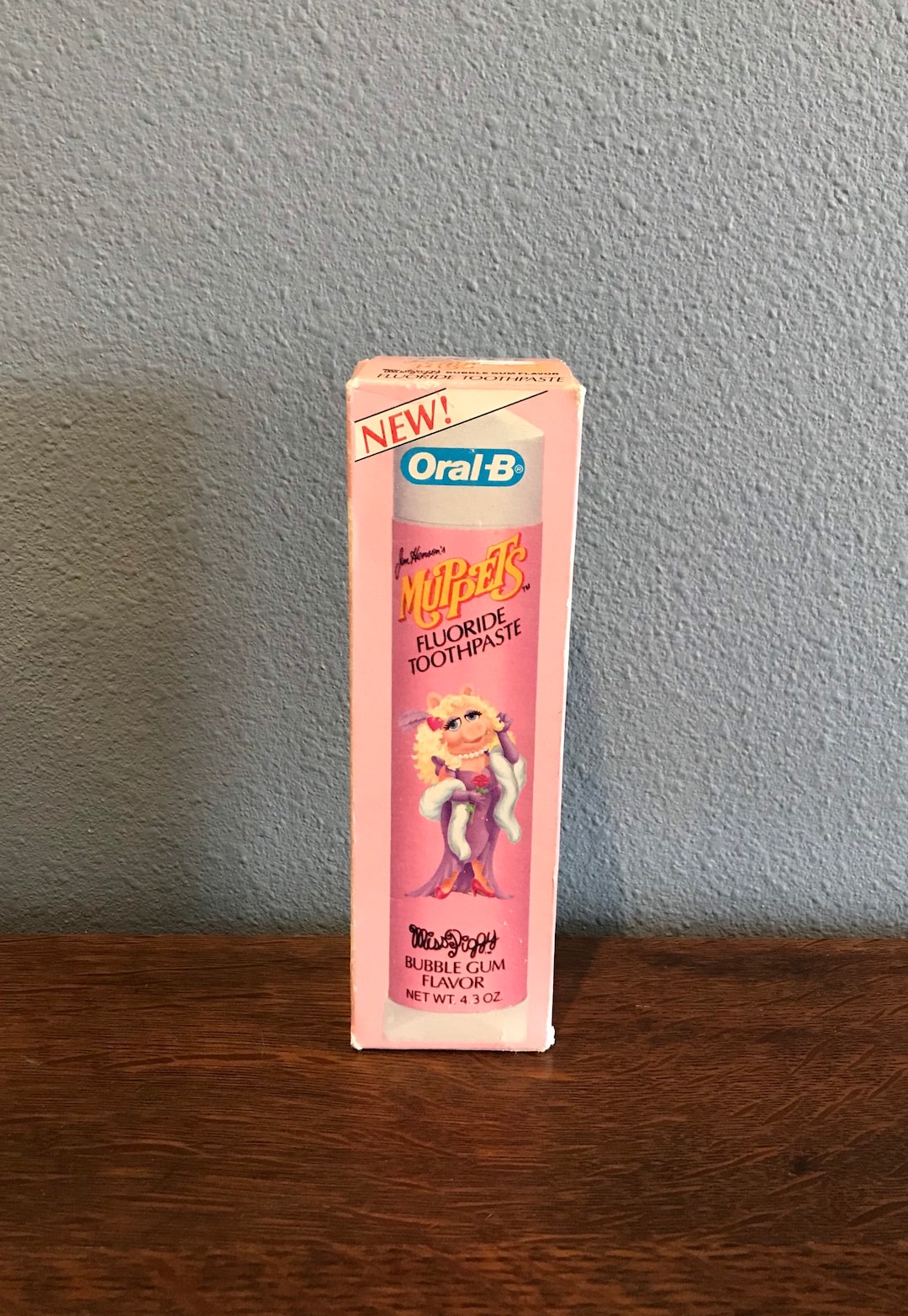 1986 Oral-b Miss Piggy Bubblegum Flavored Toothpaste- Vintage Muppets ...