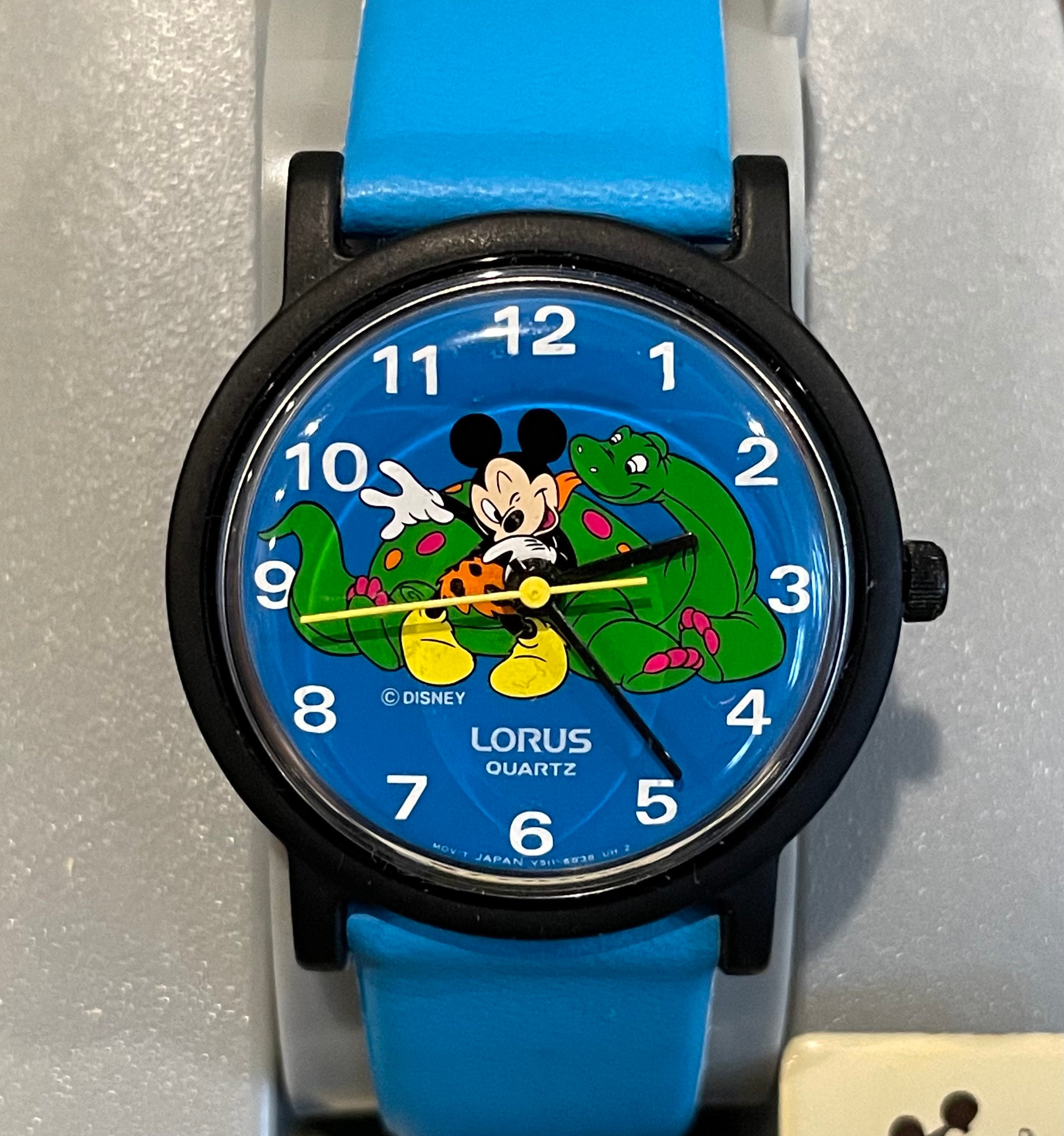 Lorus Caveman Mickey Mouse Watch- Vintage Disney Mickey Mouse and ...