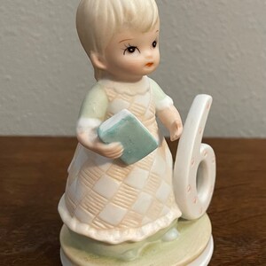 1982 Lefton China Christopher Collection Six Year Girl Figurine ...
