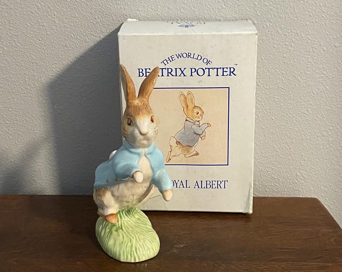Peter Rabbit 100th Anniversary - Beatrix Potter Figurine- Royal Doulton ...