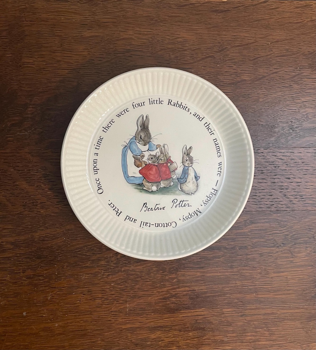 Wedgwood Beatrix Potter Tale of Oeter Rabbit Dish- Vintage Wedgewood ...