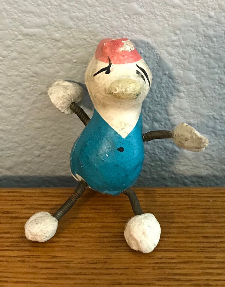 1930's Paper Mache Donald Duck Vintage Small Paper Mache | Etsy