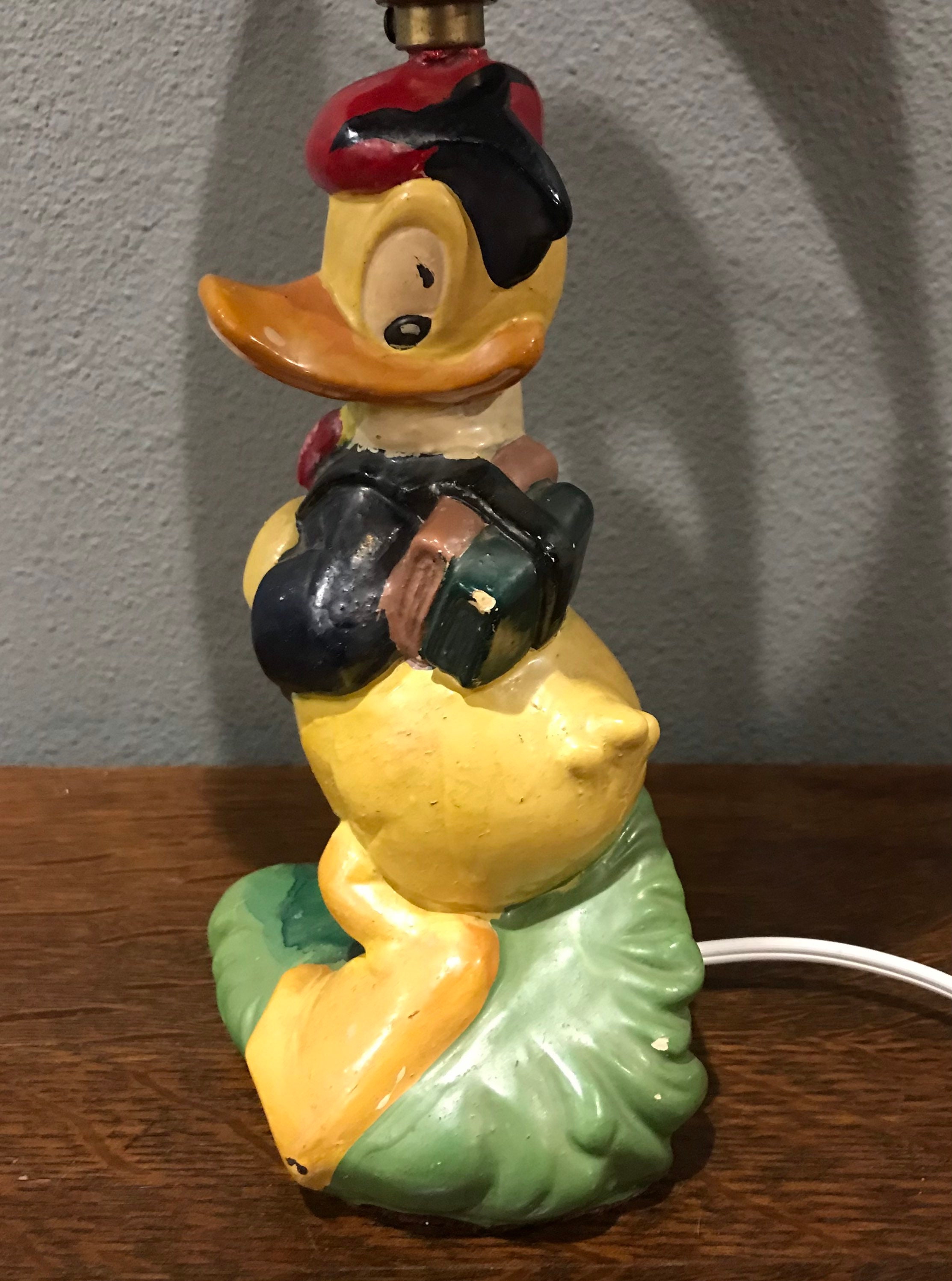 1940s Lusterware Disney Donald Duck Lamp Vintage Ceramic - Etsy UK