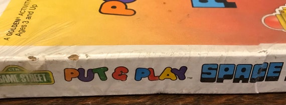 Sesame Street Put & Play Space Puppets Paper Dolls w Muppets 1981 ...