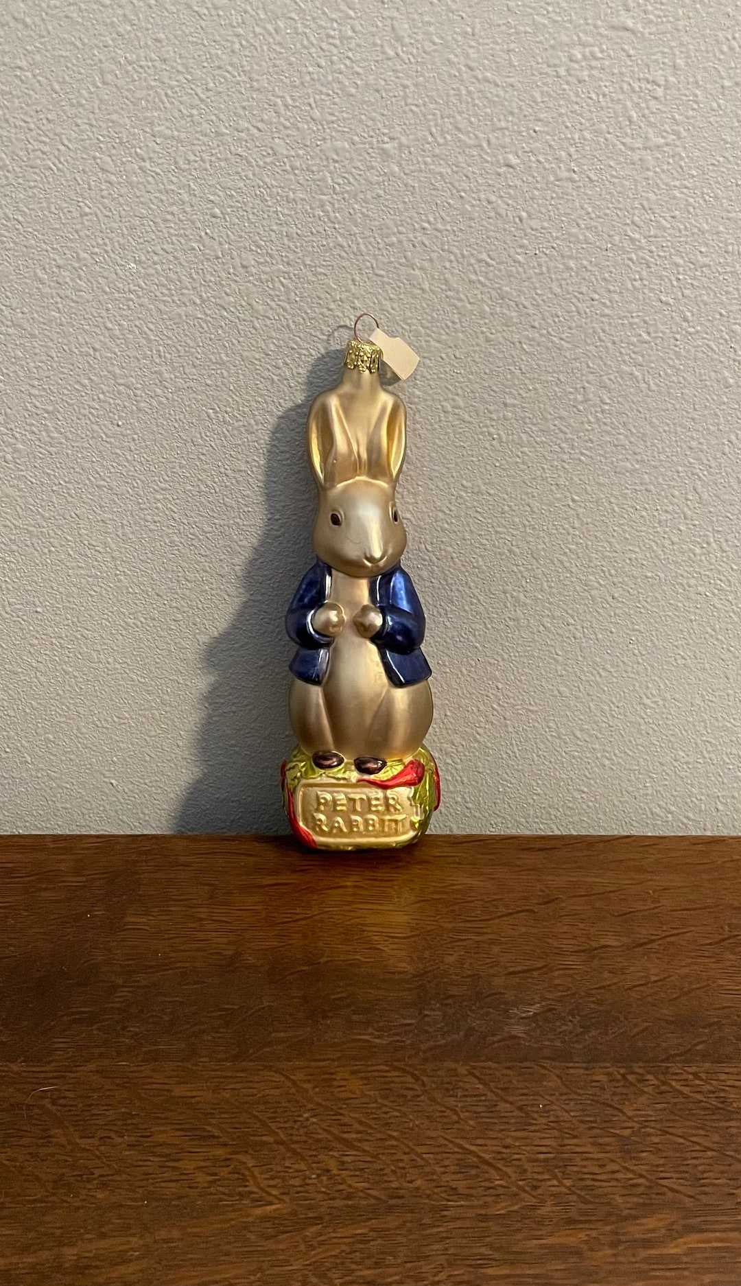 1998 Blown Glass Peter Rabbit Ornament- Vintage Midwest of Cannon Falls ...