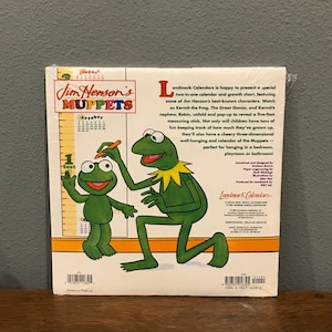 1996 Jim Henson’s Muppets Super Pop-up Calendar Growth Chart- Never ...