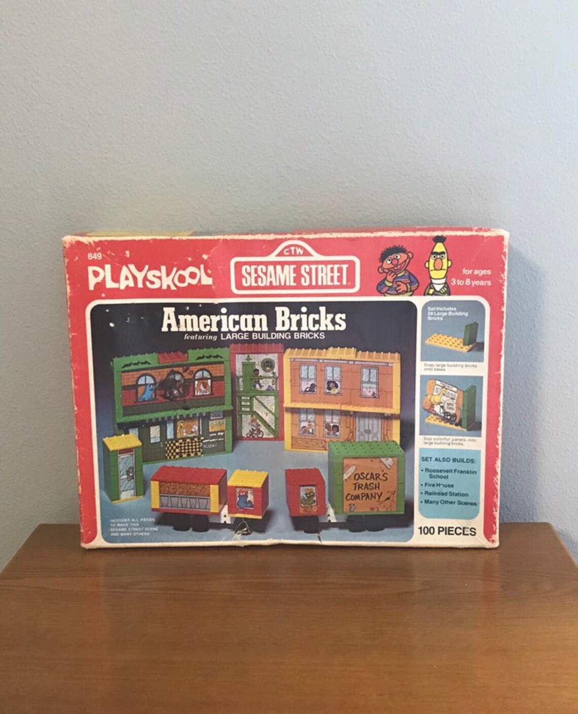 1977 Playskool Sesame Street American Bricks - Etsy