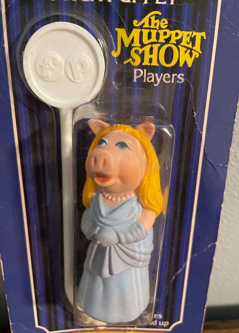 1979 Fisher Price Miss Piggy Muppet Stick Puppet- Vintage Fisher Price ...