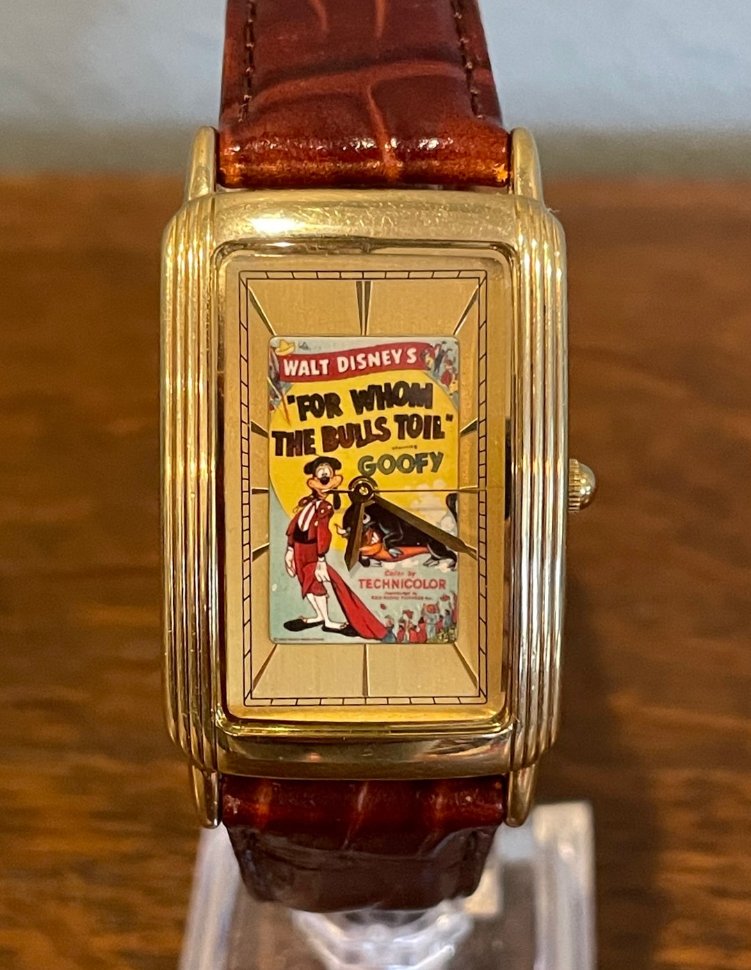 1990's Limited Edition Disney Goofy “for Whom the Bulls Toil” Watch ...