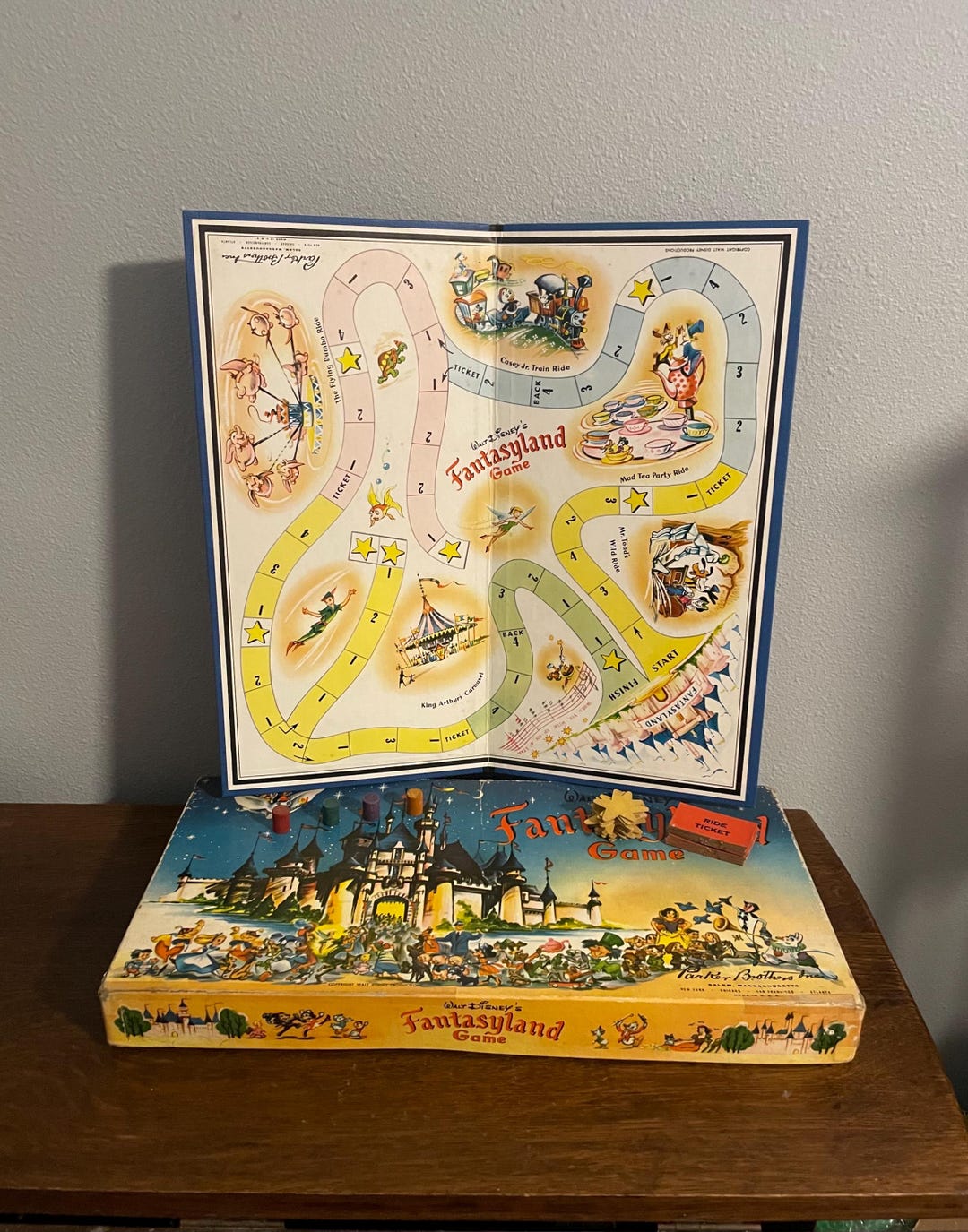 1956 Walt Disney’s Fantasyland Game, Complete in the Original Box ...
