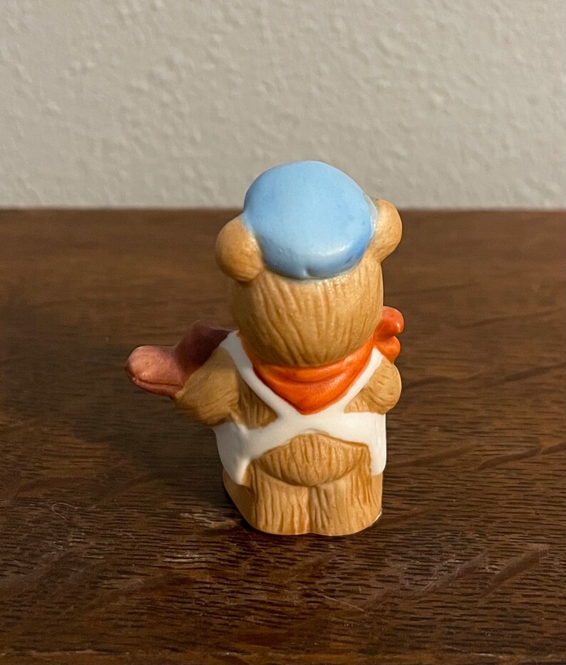1980’s Homco Cobbler Bear Figurine- Vintage Ceramic Shoe Maker Teddy ...