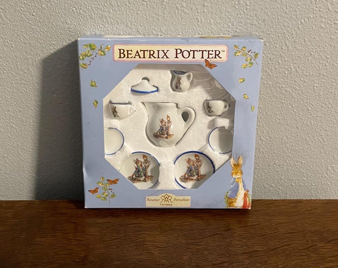2003 Reutter Porzellan the World of Beatrix Potter Peter Rabbit ...