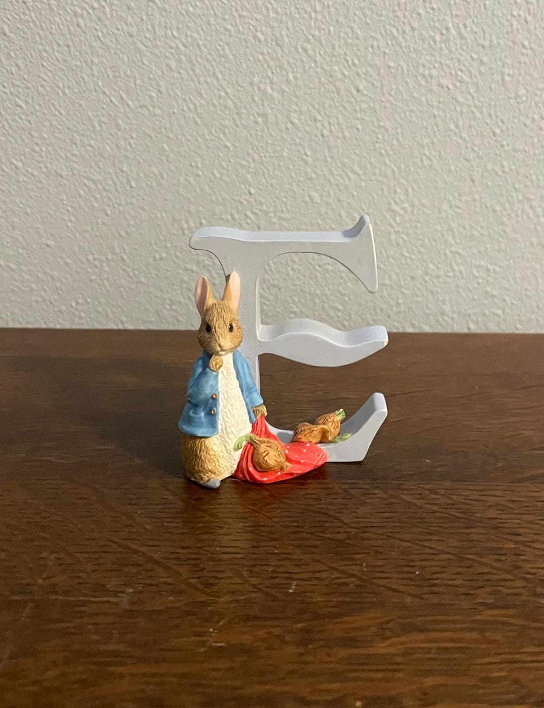 2005 Enesco Peter Rabbit Letter E Vintage Beatrix Potter Alphabet ...