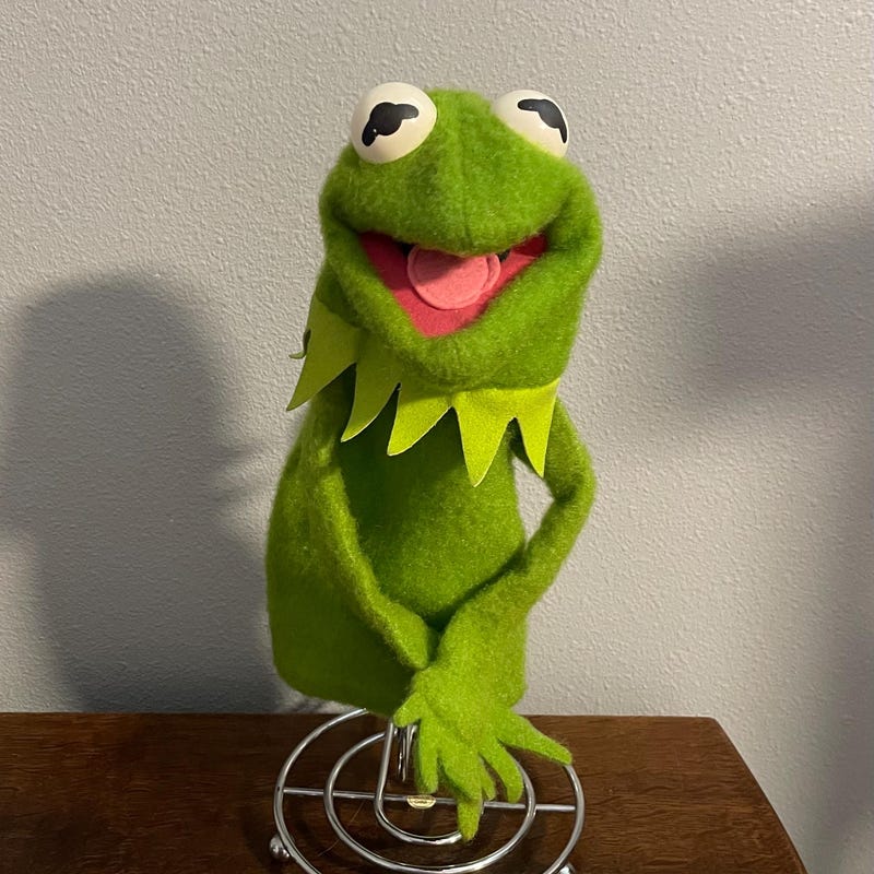 Kermit the Frog Puppet Replica - Etsy