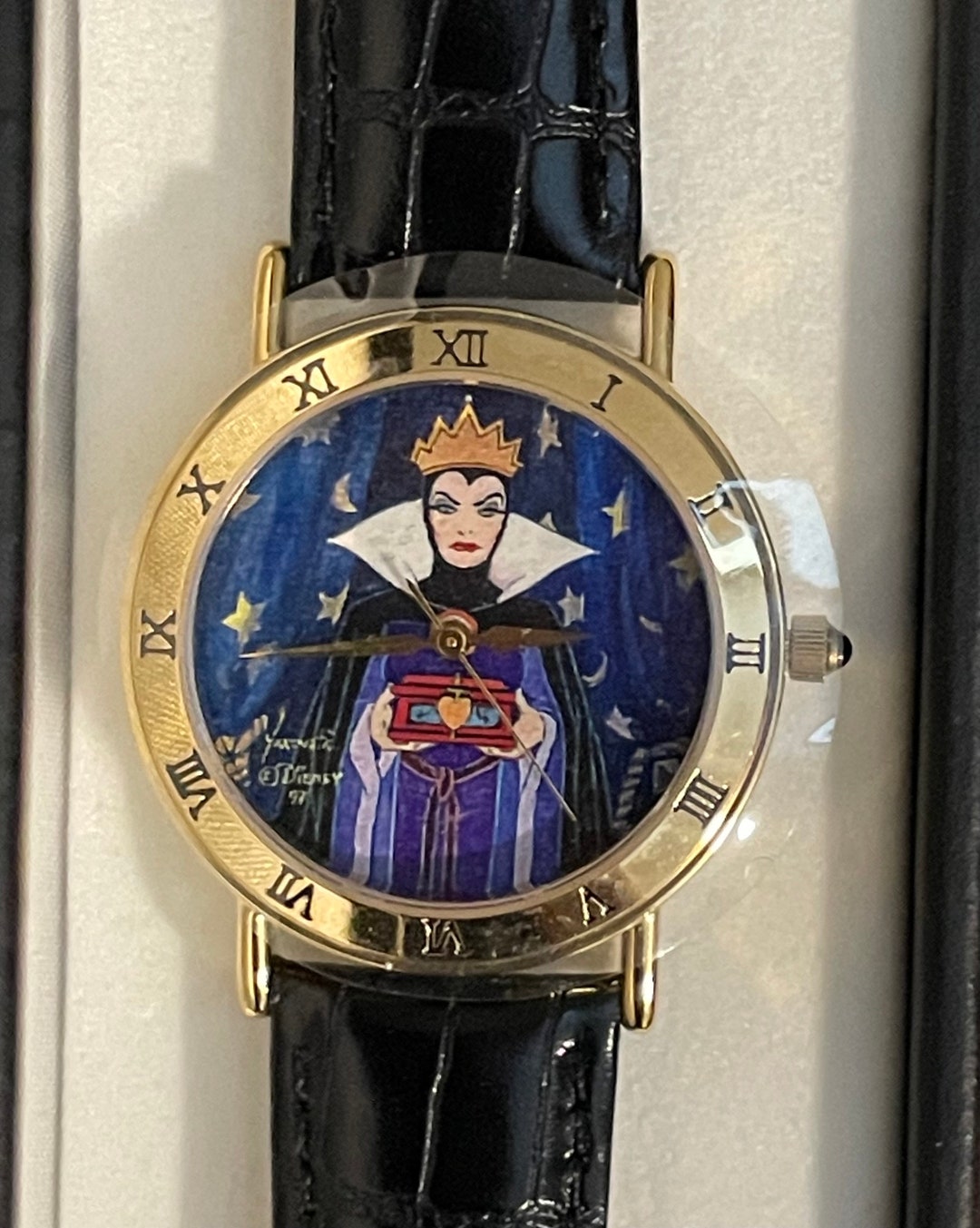 1997 Disney Artist Limited Edition Snow White Evil Queen Watch- Vintage ...