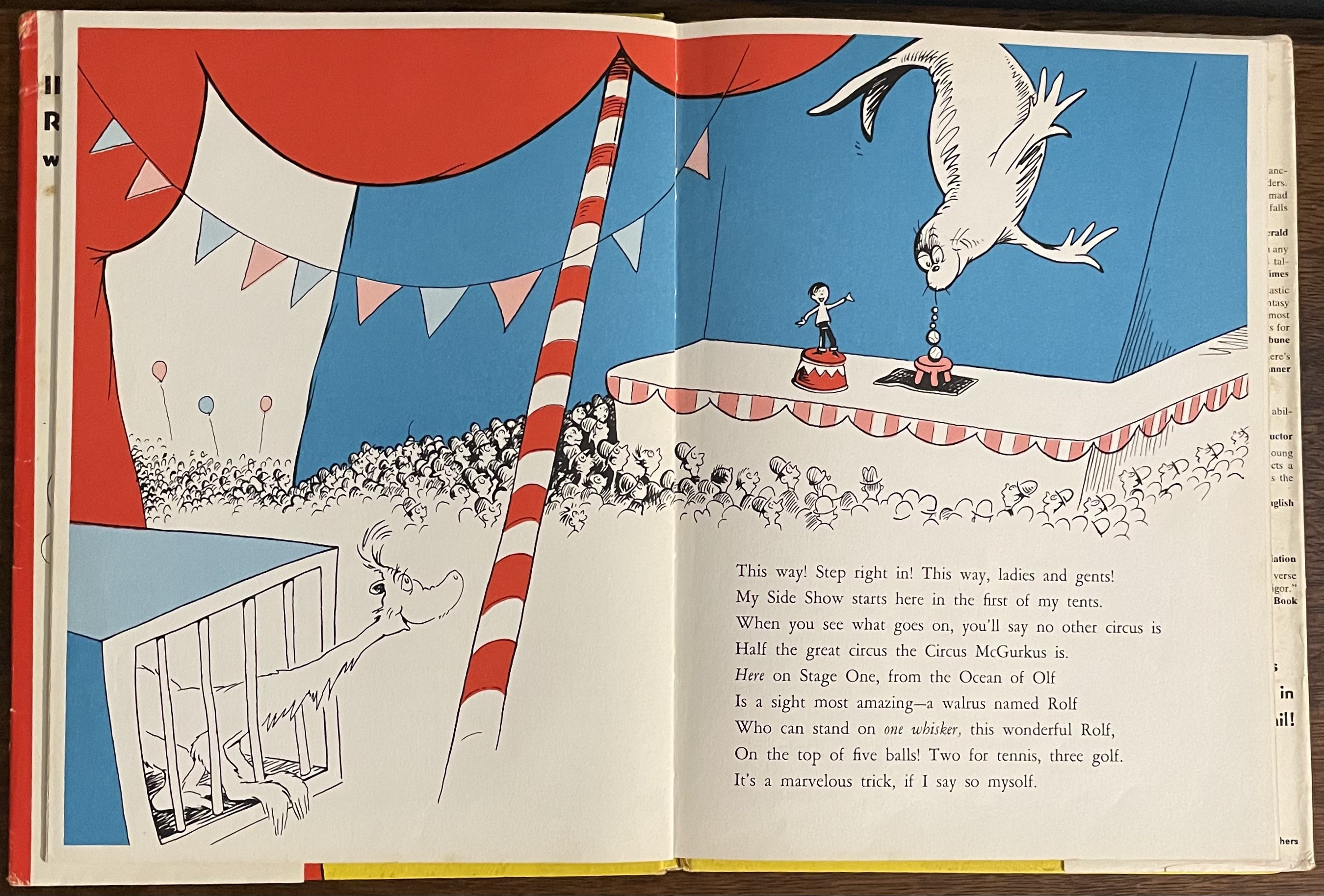 1958 Edition of If I Ran the Circus by Dr. Seuss First - Etsy