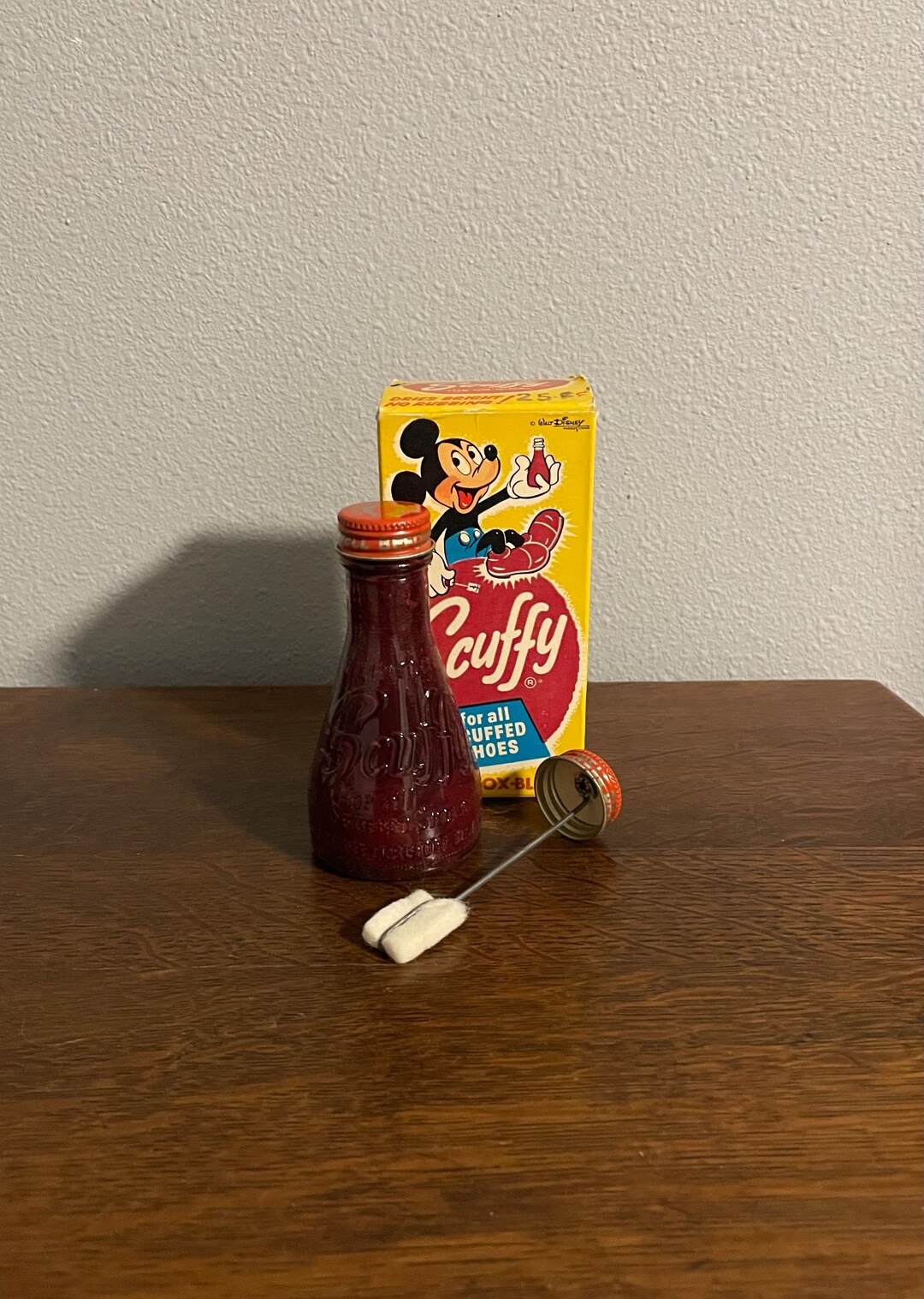 1950’s Disney Scuffy Shoe Polish- Vintage K.J. Quinn & Co., Inc. Ox ...
