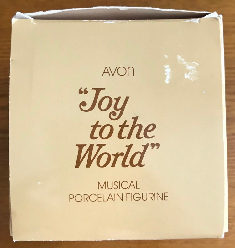 1985 Avon joy to the World Hand Painted Porcelain - Etsy