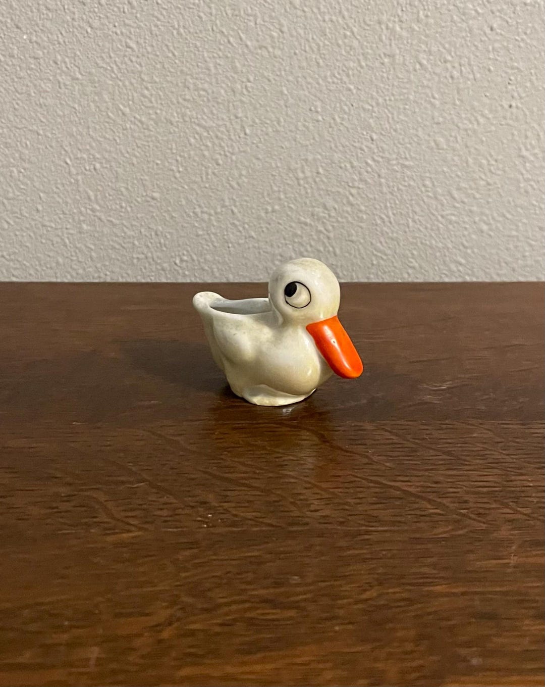 1930's German White Duck Toothpick Holder- Vintage Made in Germany Bird ...