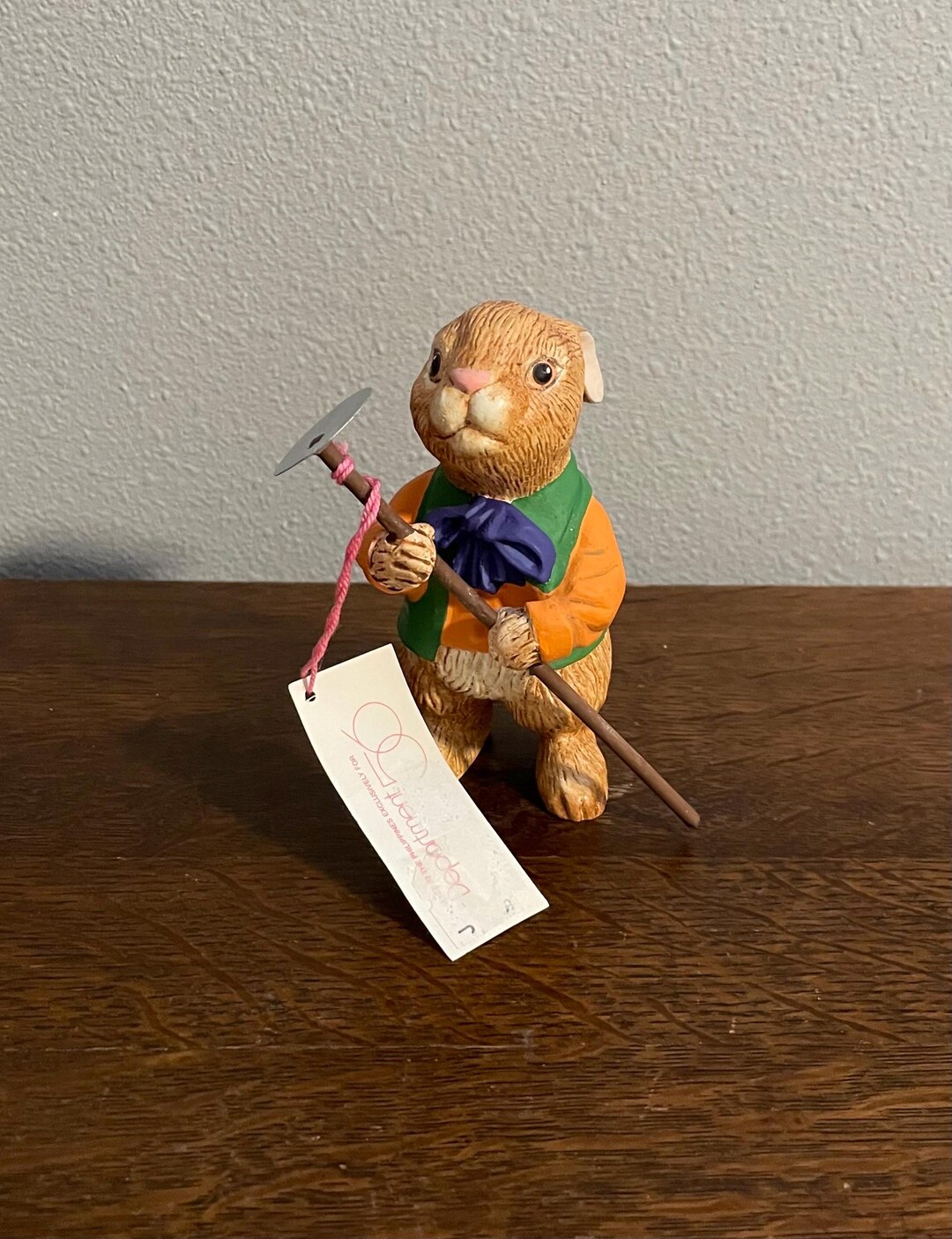 Department 56 Gardening Bunny Figurine- Hand Painted Rabbit With Garden ...