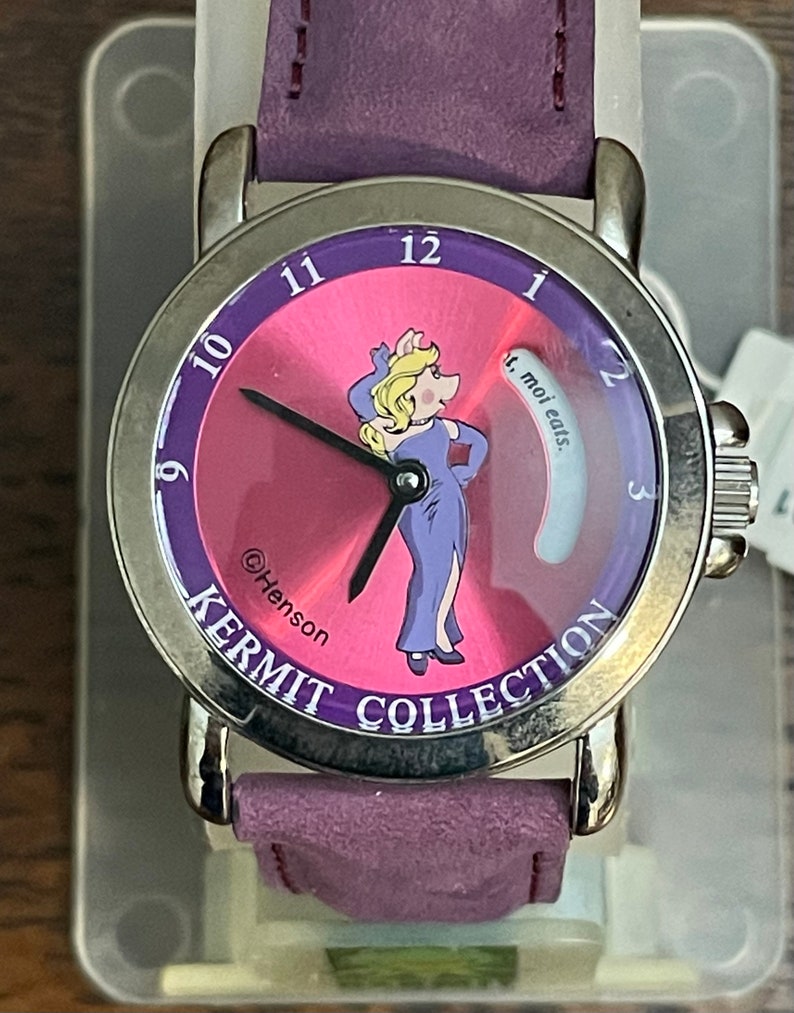 1990s Miss Piggy Watch Vintage Genender International Kermit - Etsy