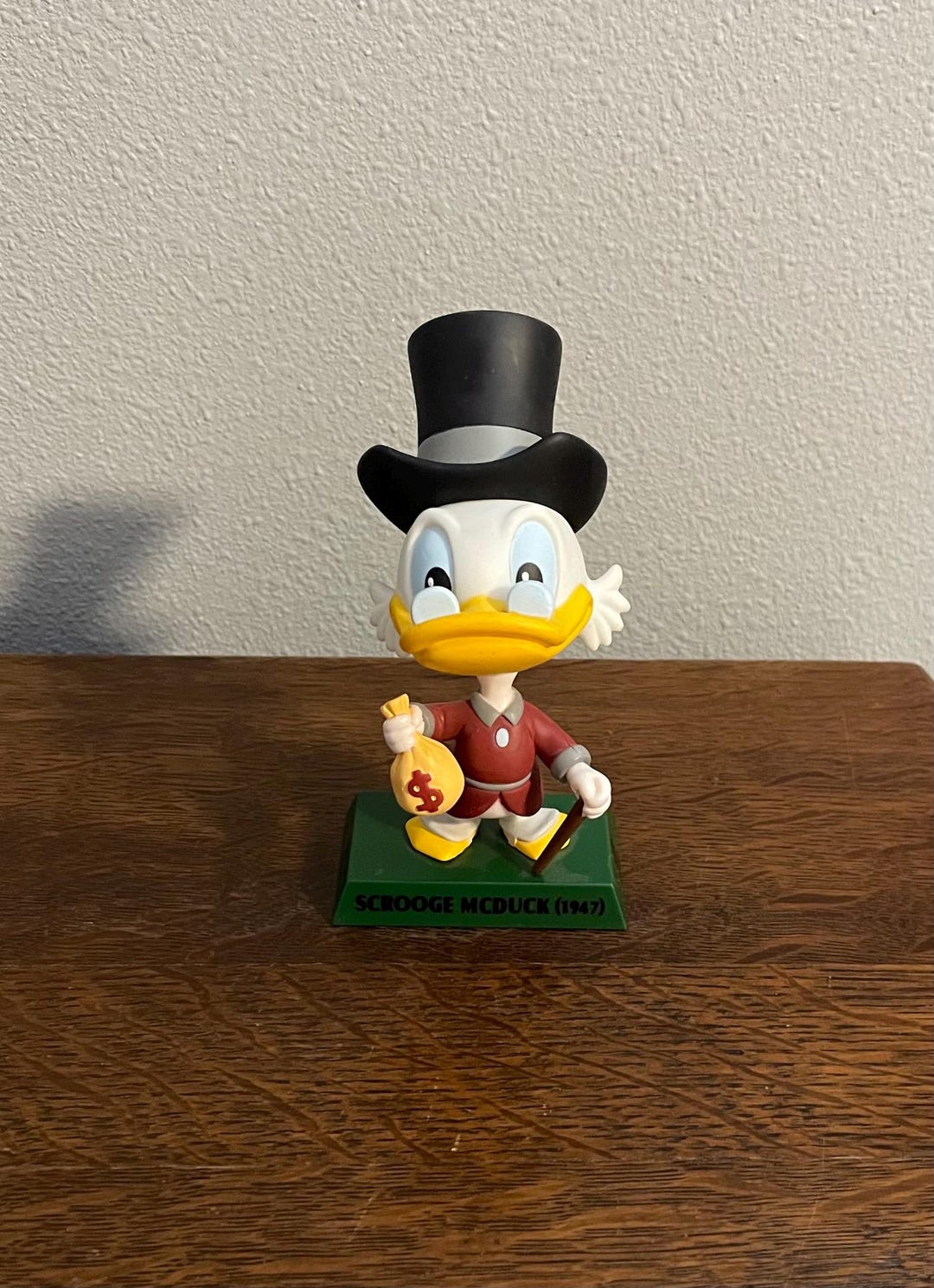 Disney Treasures Scrooge Mcduck Plastic Figurine- Vintage Upper Deck ...