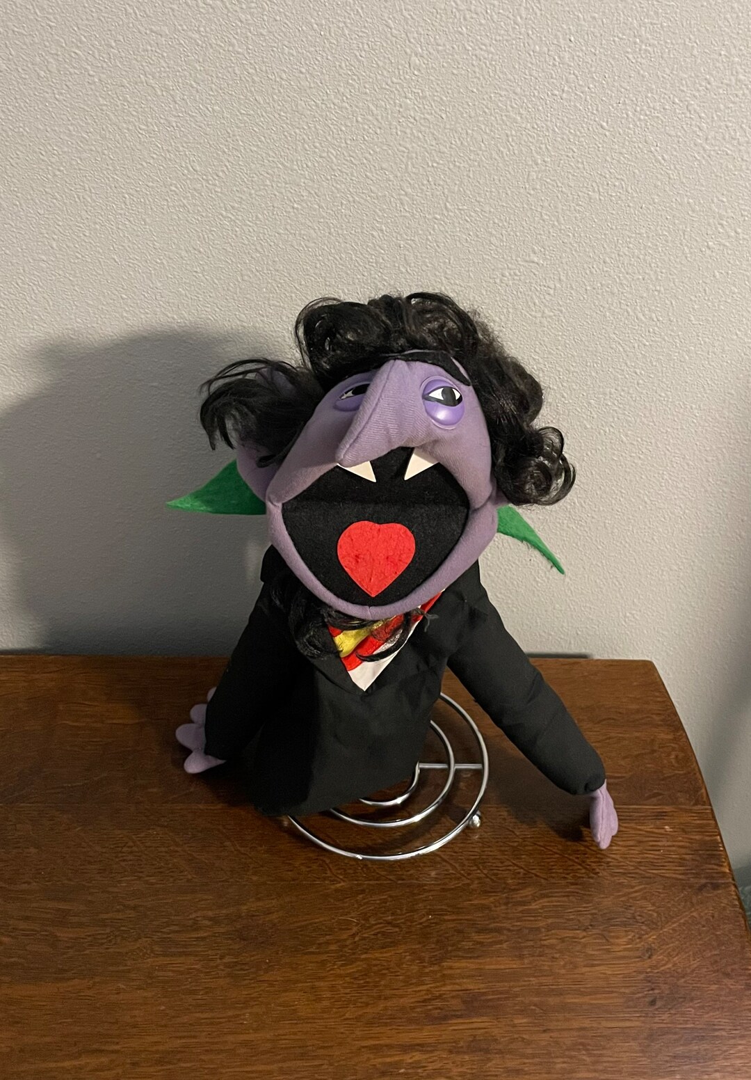 1976 Count Von Count Hand Puppet Questor Education Products Sesame ...