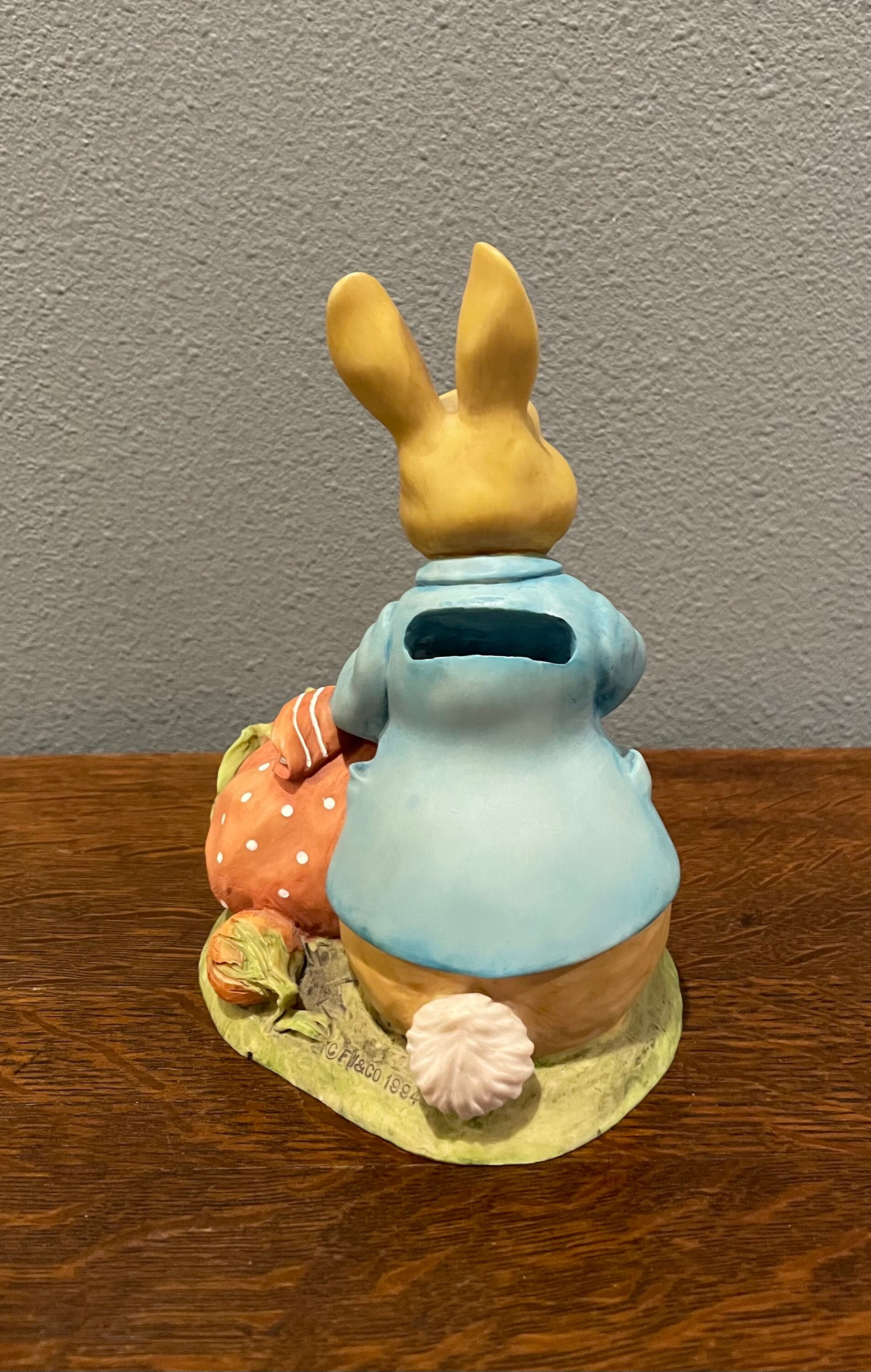 1994 Charpente Beatrix Potter Peter Rabbit Bank Vintage Peter - Etsy