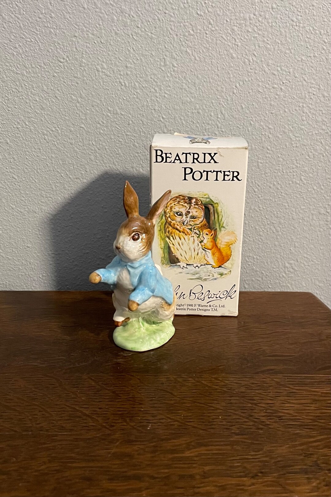 Peter Rabbit- Beatrix Potter Figurine- Beswick, England, Copyright 1948 ...